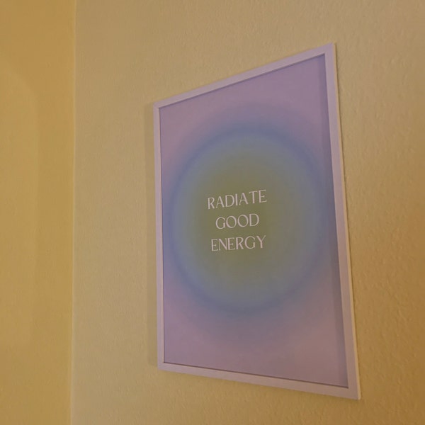 Mind Body Soul Aura Poster 3 Piece Wall Art, Aura Energy Spiritual ...