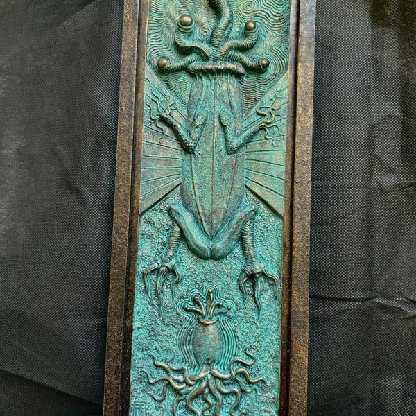 Cthulhu Myth Altar.h.p.lovecraft .bone Painted Ver. - Etsy