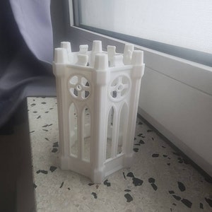 Gothic Tower Stackable Moss Pole Stls for 3D Printing, Plant Totem ...