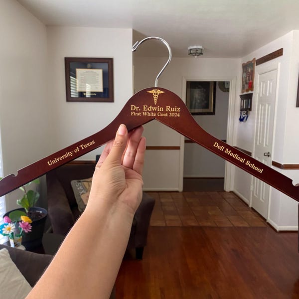 Physical Therapy Student White Coat Ceremony, White Coat Hanger ...