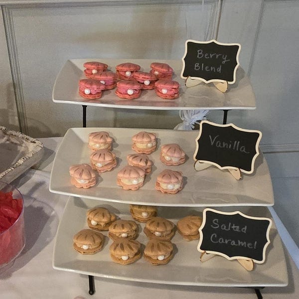 Customizable Seashell Macarons - Etsy