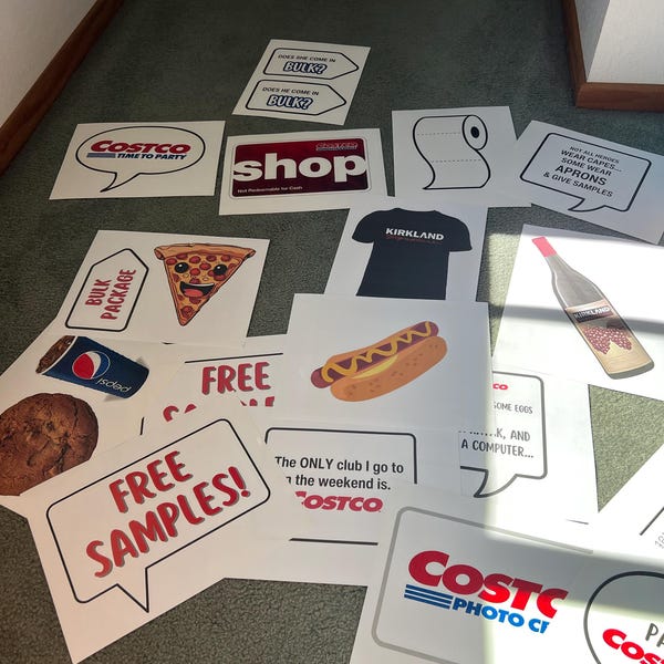 Customizable Costco Name Badge- Printable Template - Etsy