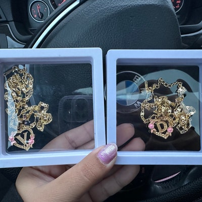 Beautiful Iraq Map Contour Pendant With Small Heart Charm Necklace ...