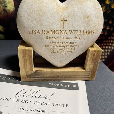 Memorial Table Top Plaque Personalized Memorial Heart Home - Etsy