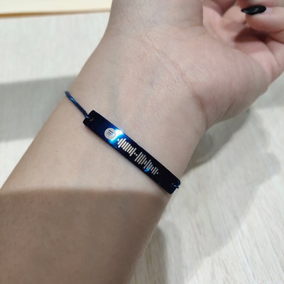 Spotify Music Engraved Keychain Meaningful Special Keychain ...