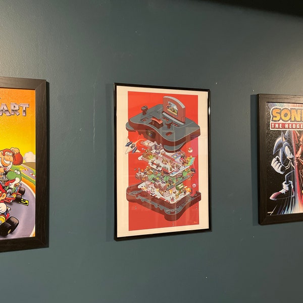N64 Exploded Diagram: Retro Gaming Art Print - Etsy