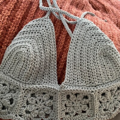 The Granny Square Bralette PDF DIGITAL DOWNLOAD Crochet Pattern ...