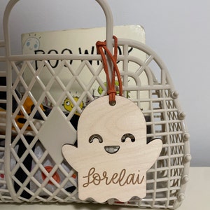 Ghost Tag Halloween Tags Name Tags Halloween Bucket Tags - Etsy