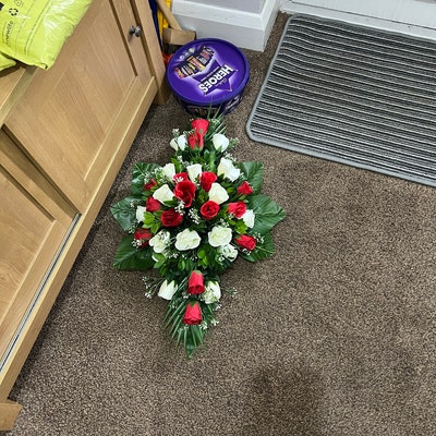 MUM NAN Artificial Silk Funeral Tribute Package Any 3 Letter Name ...