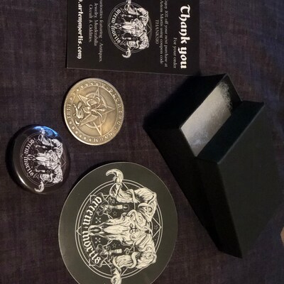 Baphomet Coin - Etsy