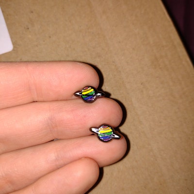 1ea Pride Patchlgbt Planet Patch Queer Patch Rainbow - Etsy