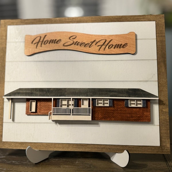 Customized House Svg, Multilayer House Design, Newly Weds Gift, New ...
