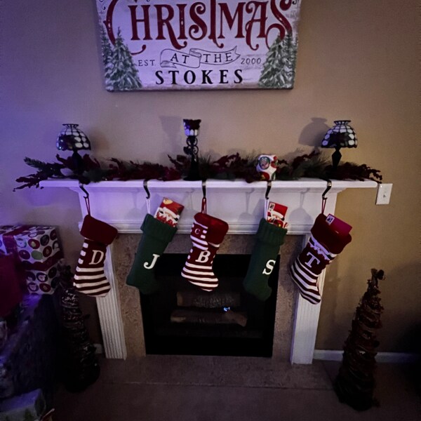 Welcome to Christmas at the Sign Personalized Custom Family Name Sign ...