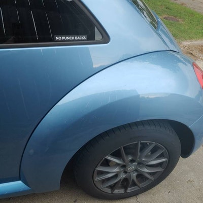 No Punch Backs Sticker Slug Bug Decal Water Bottle Stickers Laptop Sticker - Etsy