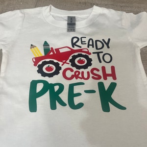 Ready to Crush Pre-k Svg, Back to School Cut Files, Preschool Svg ...