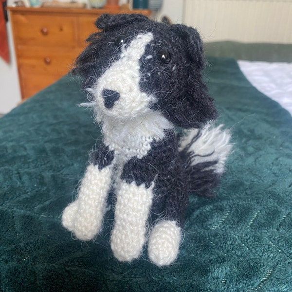 Crochet Pattern for Finnly, Realistic Crochet Border Collie Dog ...