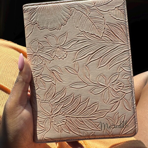 Retro Embossed Flower Leather Kindle Case, All New Kindle Paperwhite ...