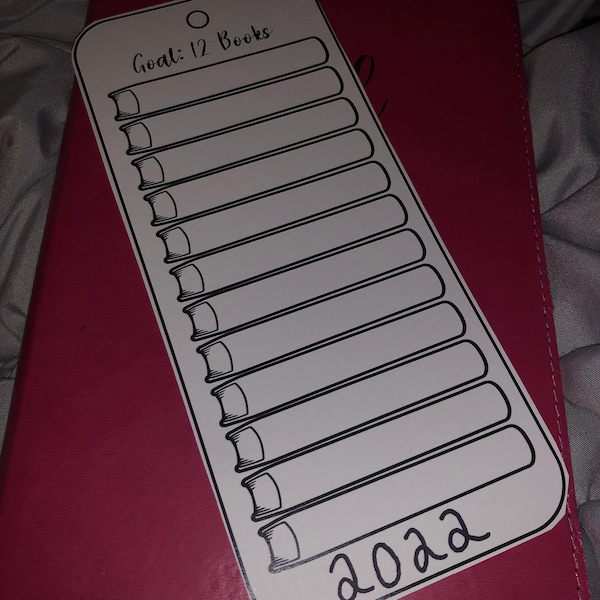 12 Printable Reading Tracker Bookmarks - Reading Goal Tracker - New ...