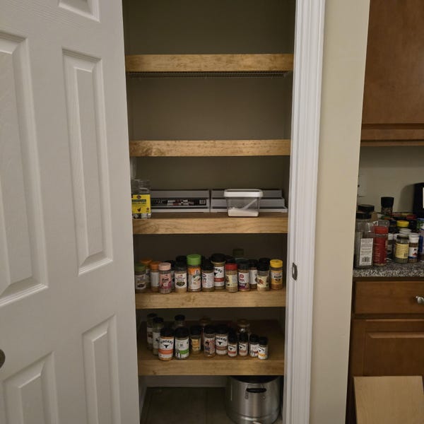 Wood Shelf Covers (custom Made); Wire Shelf Cover; Removable Floating ...