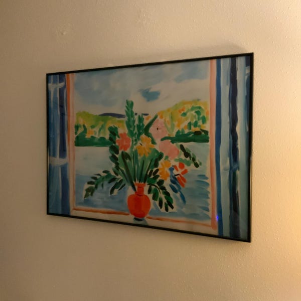 Henri Matisse Open Window Poster, Coastal Oranges Art Print, Colorful ...