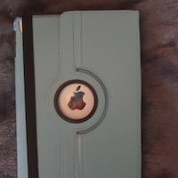 Personalised Green and Cream Letter Laptop Clear Hard Shell Cover Case ...