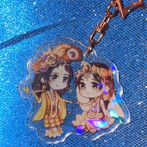 Buy HD File Cute Shri Radha Krishna, Kawaii Anime Radha Krishna Wall ...