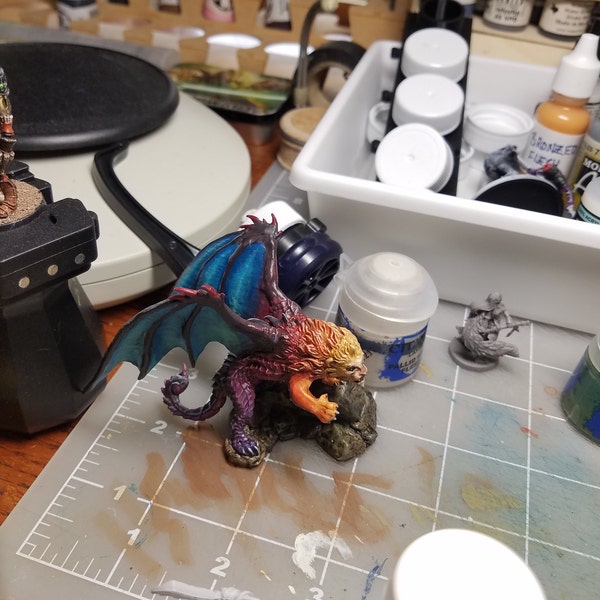 Painted Bat Bombadier Miniature - D&D, Dungeons and Dragons, Pathfinder ...