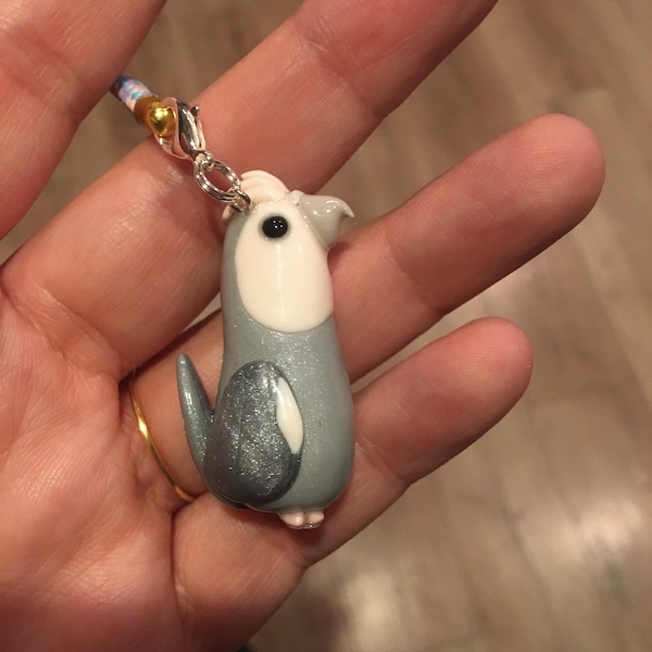 Quaker Parrot Pendant, Monk Parakeet Lovers, Parrot Charm Accessory ...