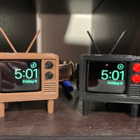 Mini TV Apple Watch Charging Station, Valentines, Personalized Man Gift ...