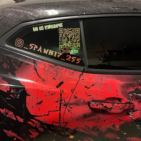 Design Your Own QR Code, Design Your Own Window Sticker, Custom Window ...