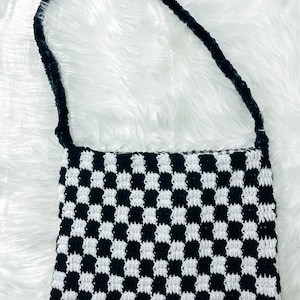Pattern Bundle PDF Crochet Checkerboard Bag Mini Checkerboard Bag With ...
