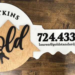 Sold Sign for Realtor Sold Wooden Sign Closing Gift Real - Etsy