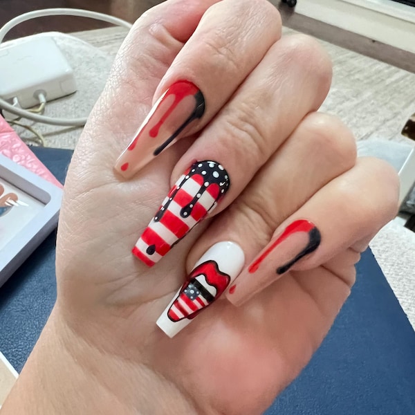 Custom Character Inspired Press on Nails - Etsy