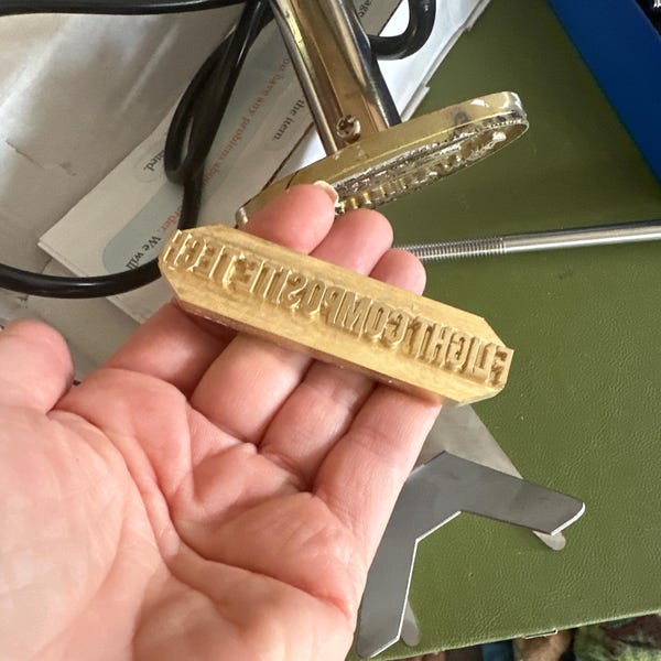 Custom Interchangeable Alphabet Stamp / Brass Metal Letters Stamp / 26 ...