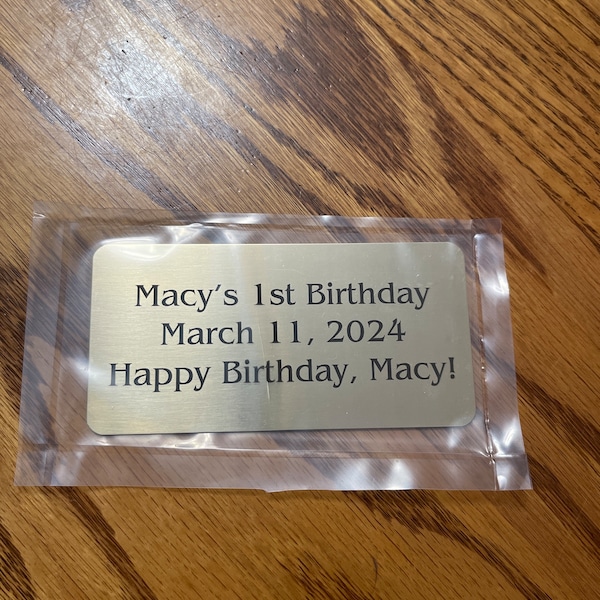 Name Tag With Magnetic Backing Personalized Wearable Your Logo Full ...