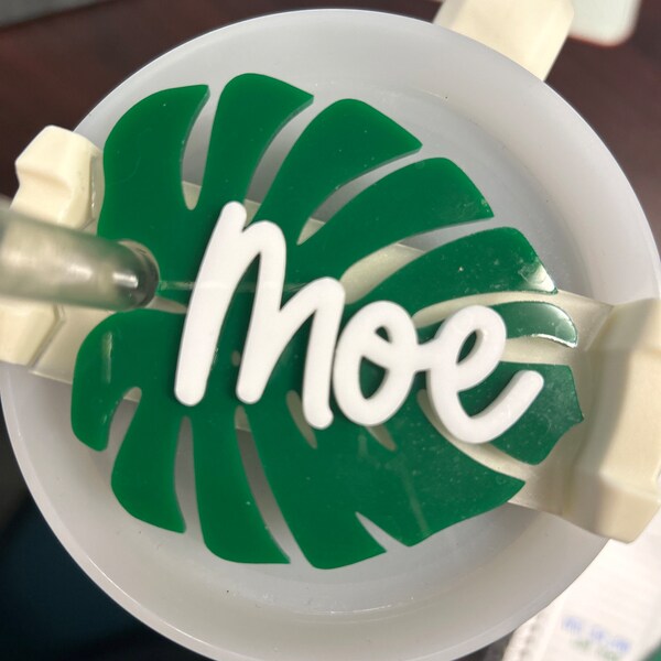 Monstera Stanley Topper | Stanley Topper | Personalized Topper ...