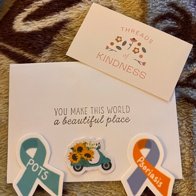 POTS Awareness Ribbon Sticker Chronic Illness Chronic - Etsy