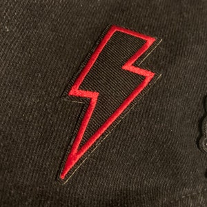 Thunderbolt Iron-on Patch Lightning Bolt Badge DIY - Etsy UK