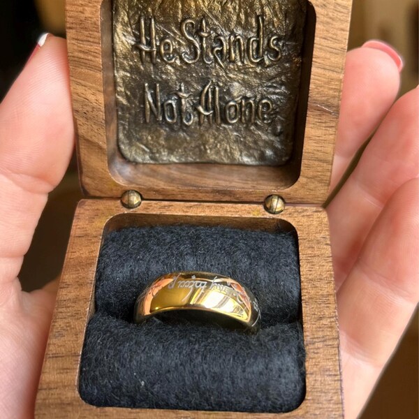 Celtic Engagement and Proposal Ring Box Medieval Wedding Gifts Norse ...