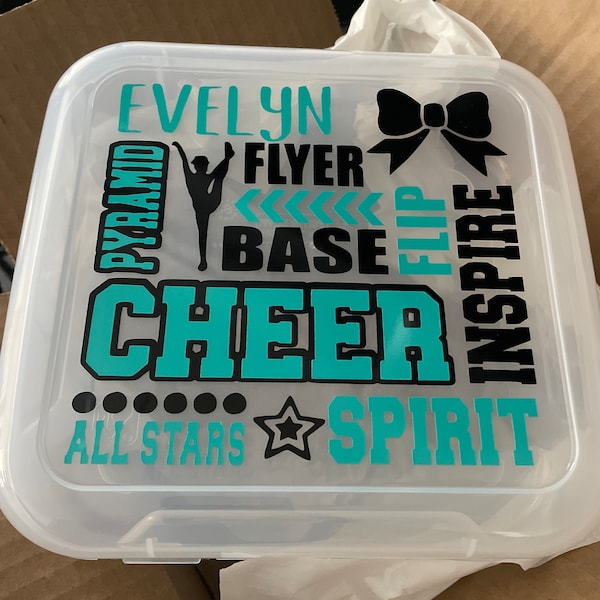 Cheer Bow Box - Great for Keeping Cheer Bows Perfect! Cheer Comps, Big ...