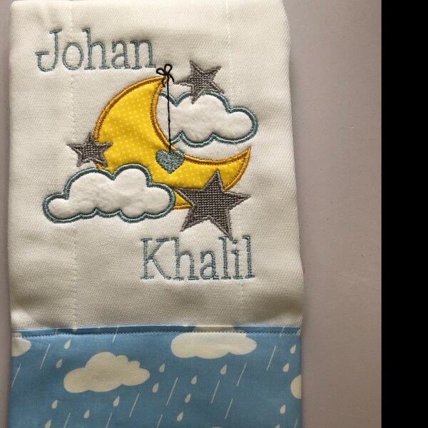 Moon Embroidery Design - Stars Embroidery Design Machine Embroidery ...