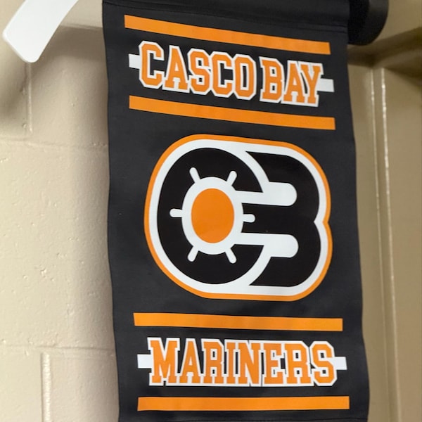 Custom Magnetic Team Locker Room Door Flag - Hockey Team Flag - Change ...