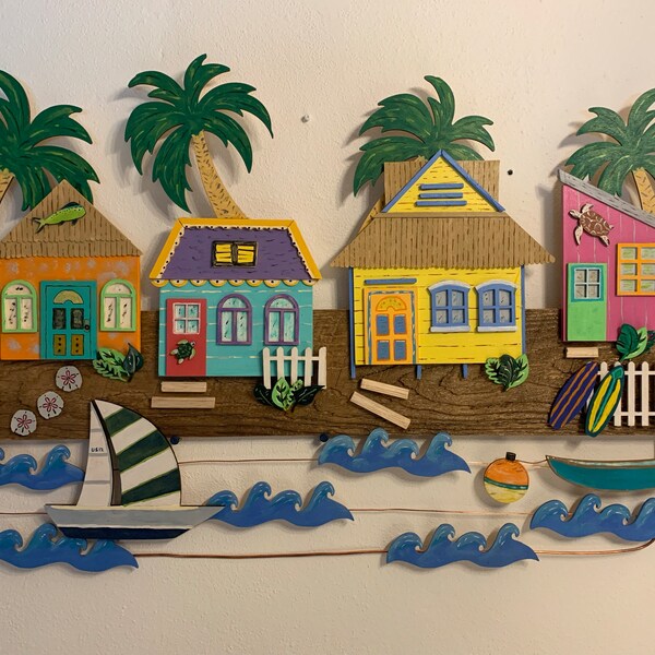 Wave Shape Unfinished Wood Cut Out DIY Crafts Beach Theme Variety of ...