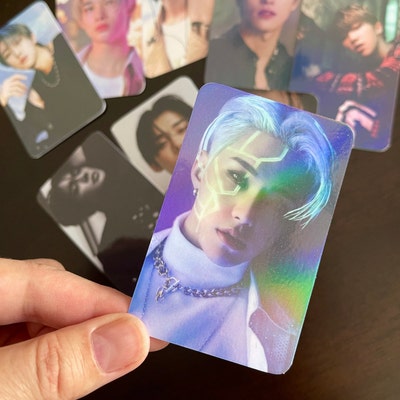 CUSTOM KPOP Holographic Photocard SET - Etsy