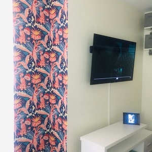 Women Flora Tiger Fabric Tropical Blossom Dance by Heidi-abeline Bright ...