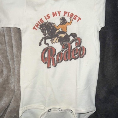 This is My First Rodeo Onesie®, Horse Rodeo Baby Bodysuit, Cute Rodeo ...