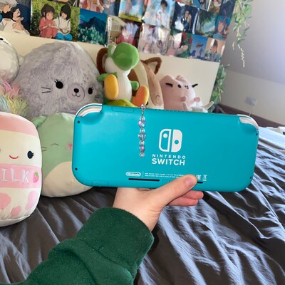 Kawaii Star and Bow Dust Plug Charms Nintendo Switch Charms Phone ...