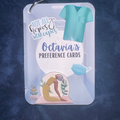 PERSONALIZED Pocket-size Preference Card Notepad Surgical Tech Notes 3 ...