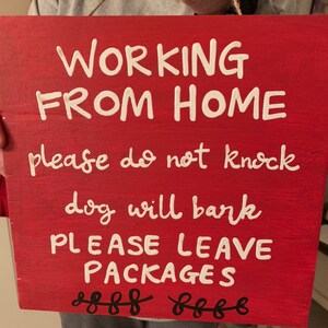 Working Do Not Disturb Sign, Work at Home Door Sign, Work at Home Mom ...