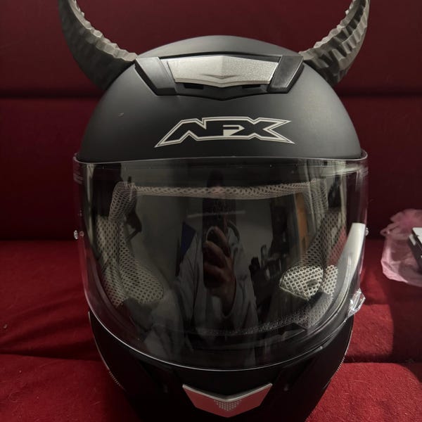 Motorcycle Helmet Accessory Demon Horns - Etsy